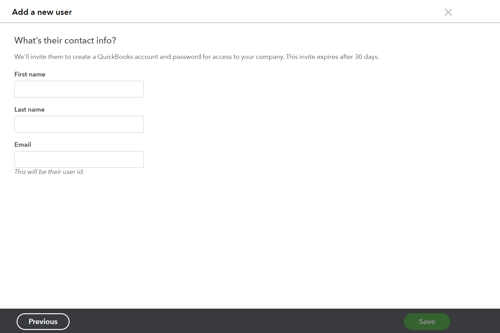 Set up users and permissions – Online Bookkeeping